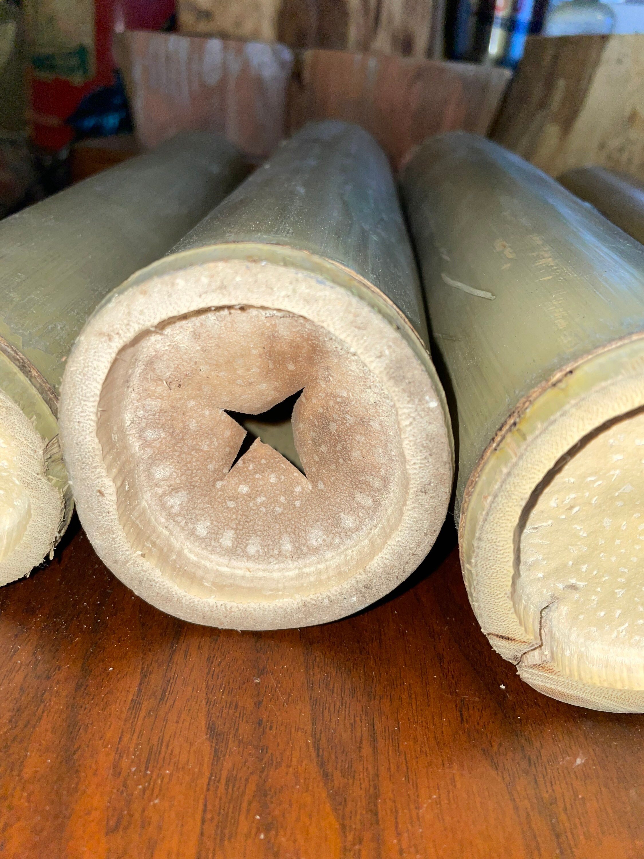 Flame Cured Bamboo Poles - Etsy