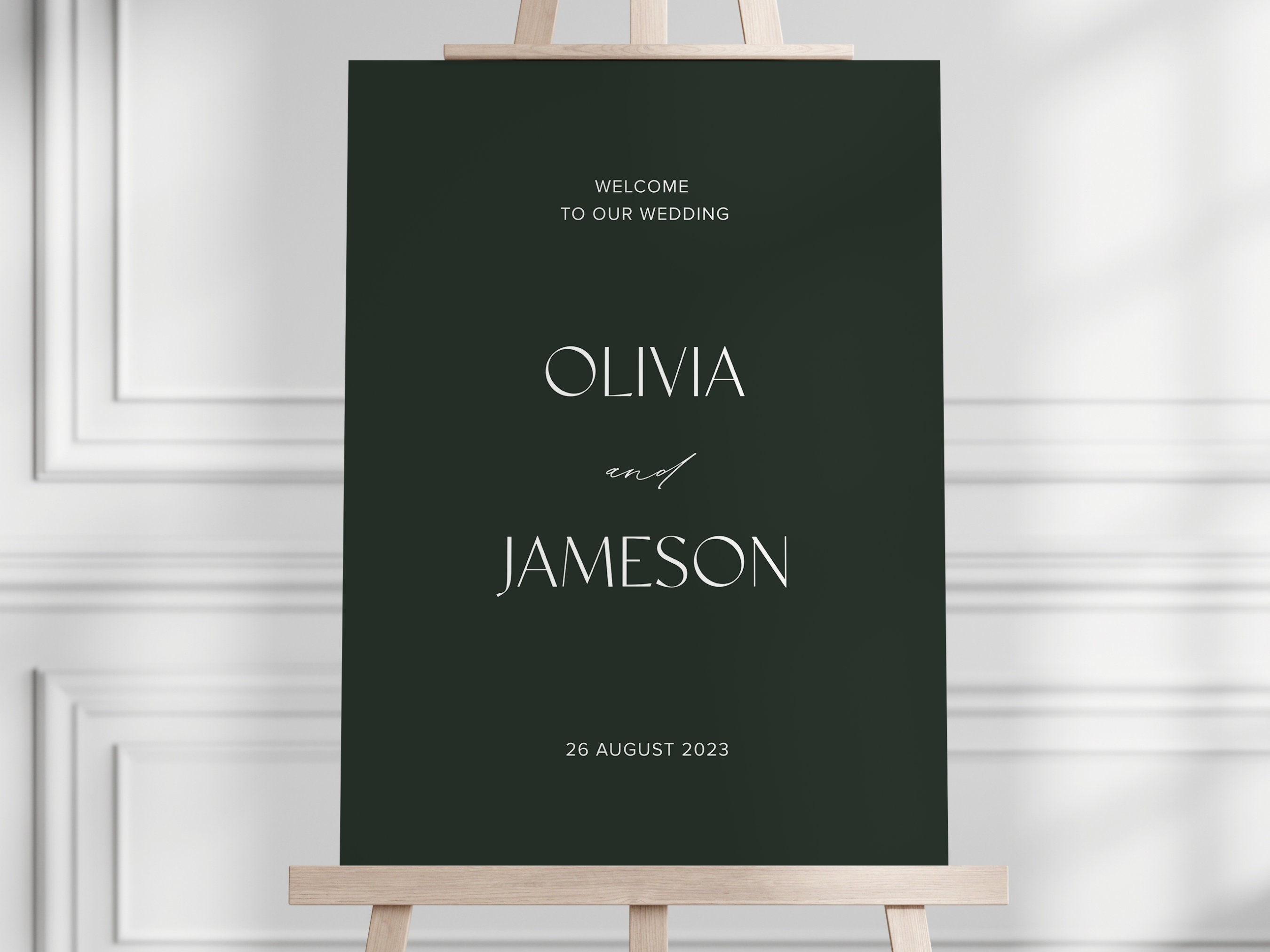 Editable Wedding Welcome Sign, Printable, Downloadable Sign Template ...