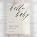 Hello Baby Shower Welcome Sign, Printable, Downloadable Sign Template ...