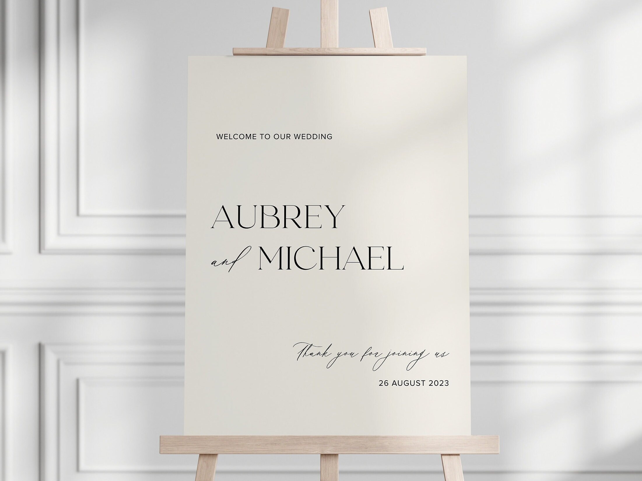 Editable Wedding Welcome Sign, Printable, Downloadable Sign Template ...