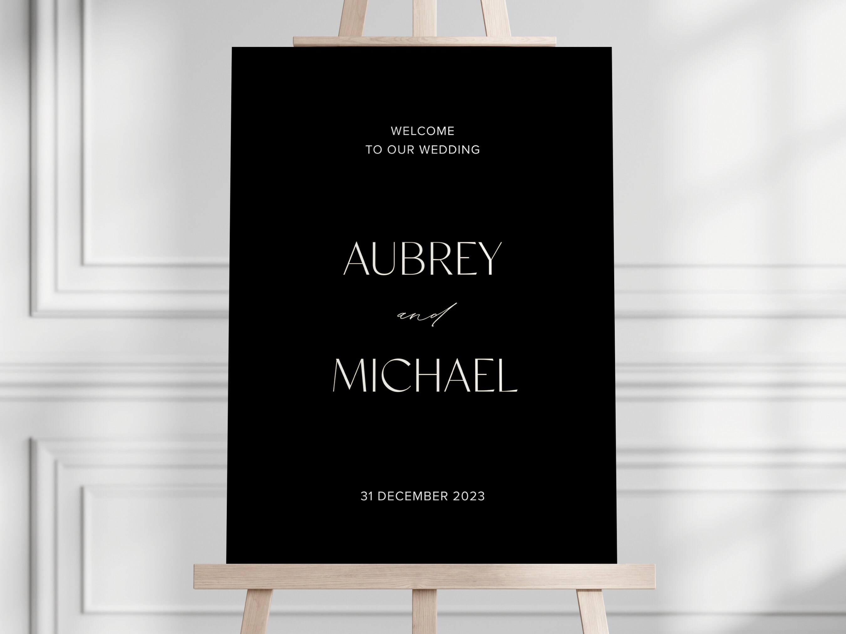 Editable Wedding Welcome Sign, Printable, Downloadable Sign Template ...