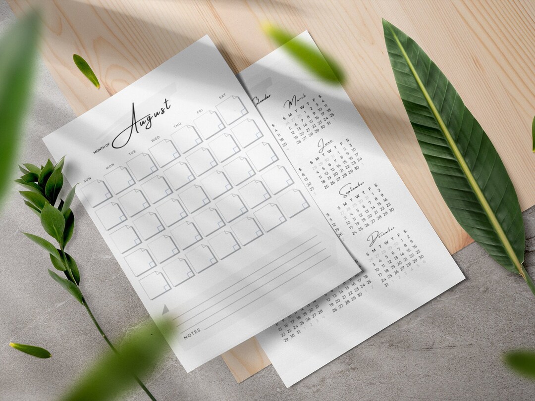 New 2023 2024 Calendar PDF, Printable, Instant Download: Daily Planner ...