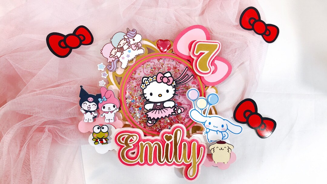 Hello Kitty Cake Topper / Sanrio Cake Topper / Hello Kitty With Friends ...