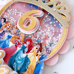 Princess Cake Topper Princess Shaker Cake Topper Princess Party Decor ...