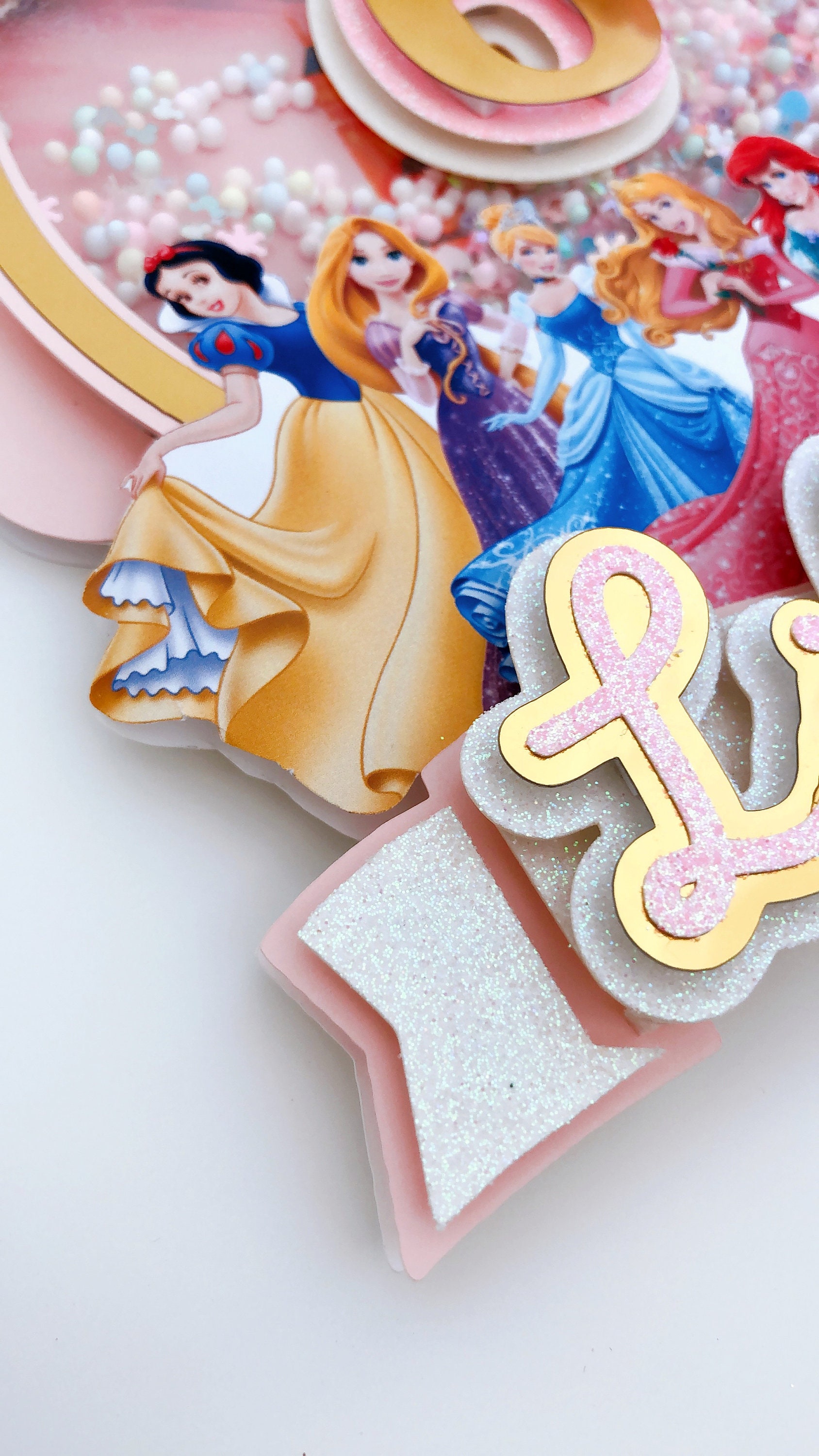 Princess Cake Topper Princess Shaker Cake Topper Princess - Etsy