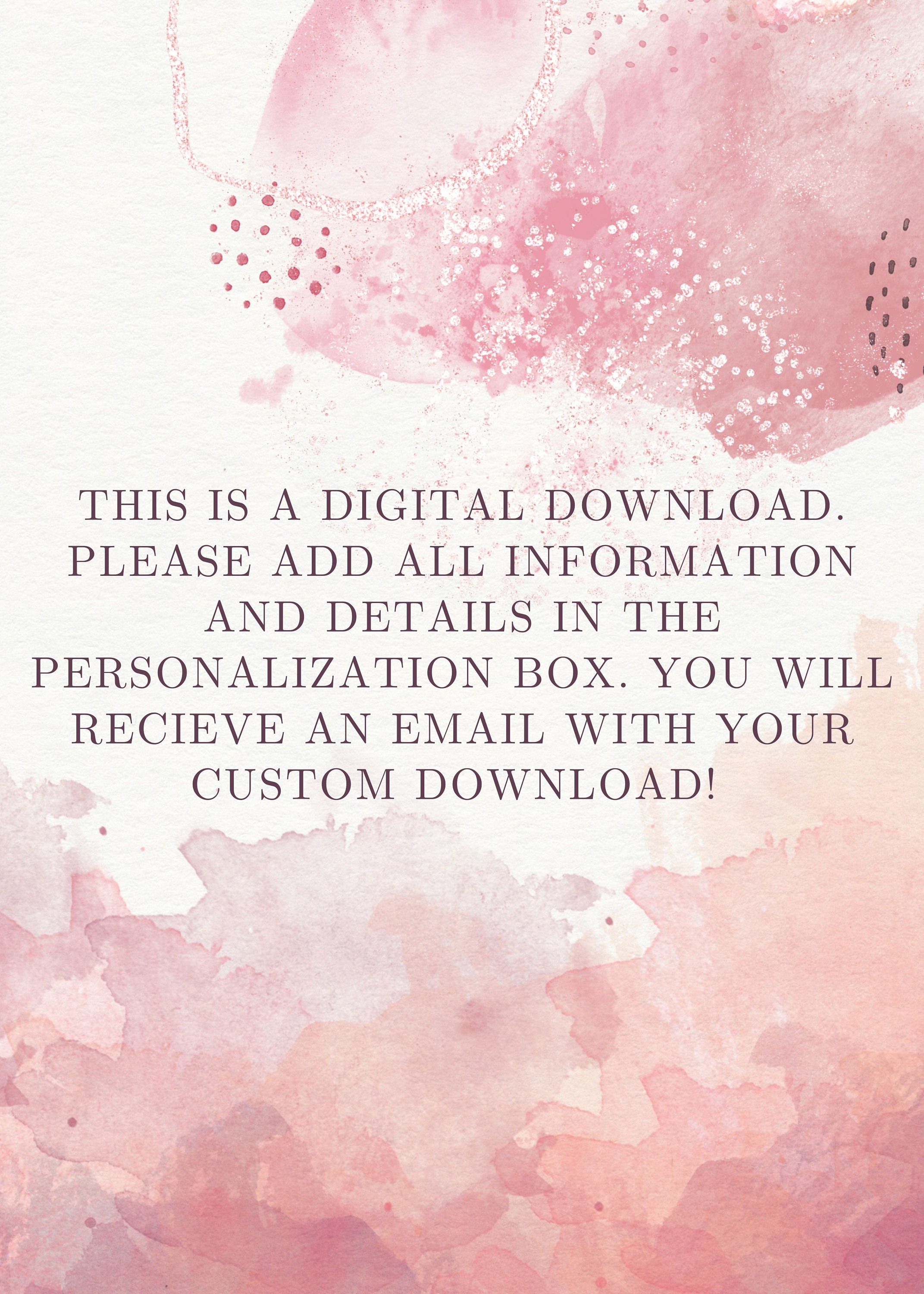 Custom Invitation, Design Digital, Any Invitation You Want, Birthday ...