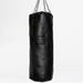 Retro Black Boxing Bag, Leather Punching Black, Heavy Punching Bag for ...