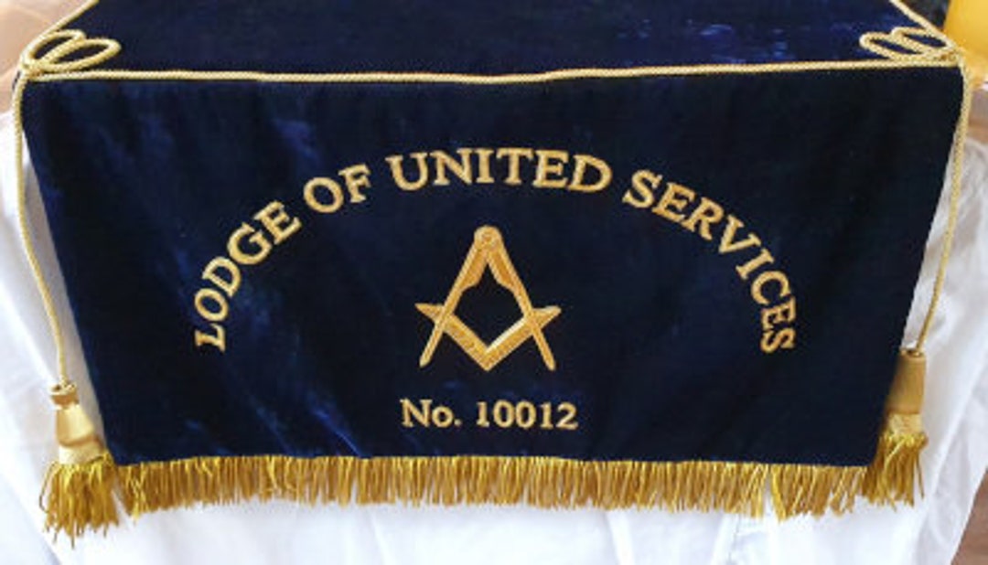 Masonic Regalia Craft Lodge Bible Cushion With 30mm Drop Fall With ...