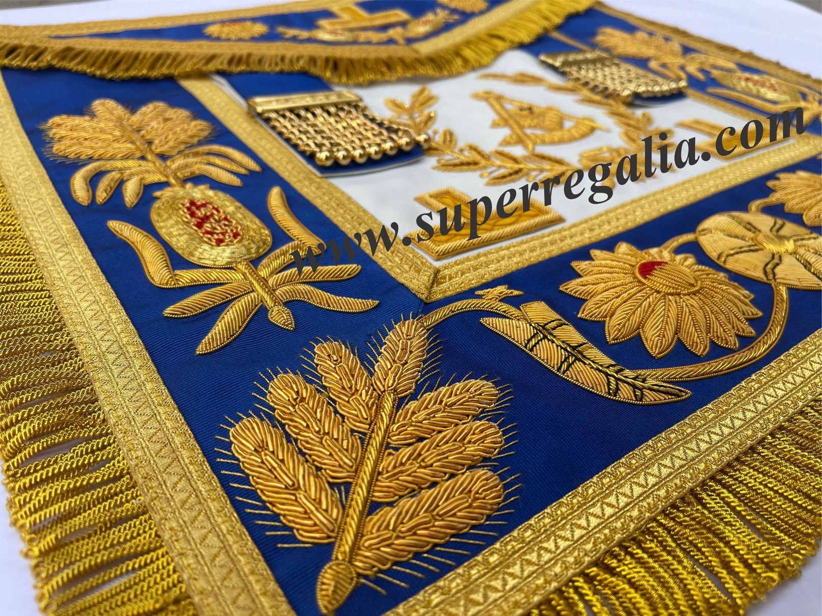 Hand Embroidered Masonic Past Master Apron: Grand Lodge Regalia - Etsy