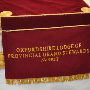 Masonic Regalia Craft Lodge Bible Cushion With 30mm Drop Fall With ...