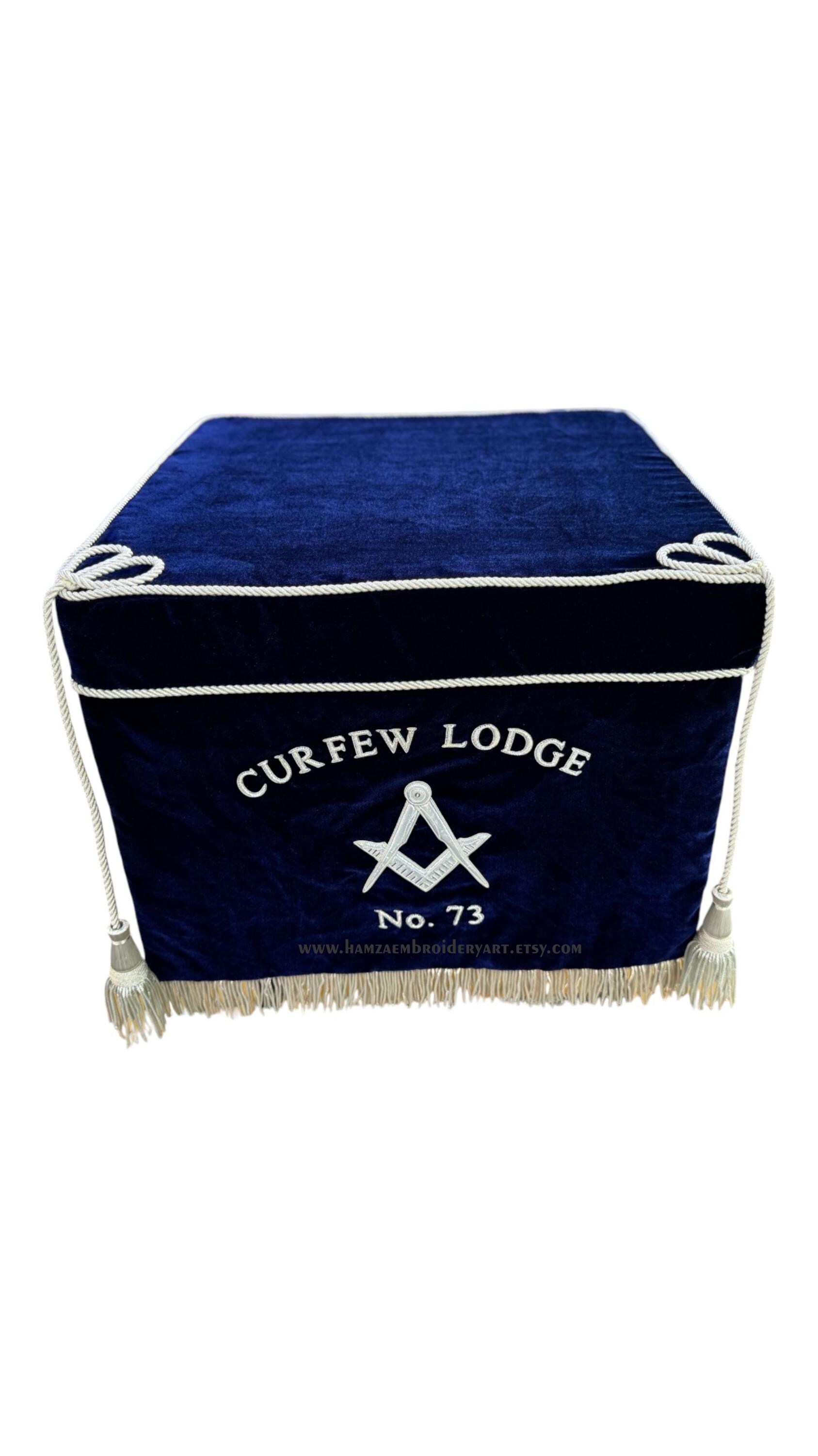 Masonic Regalia Craft Lodge Bible Cushion With 30cm Drop Fall With ...