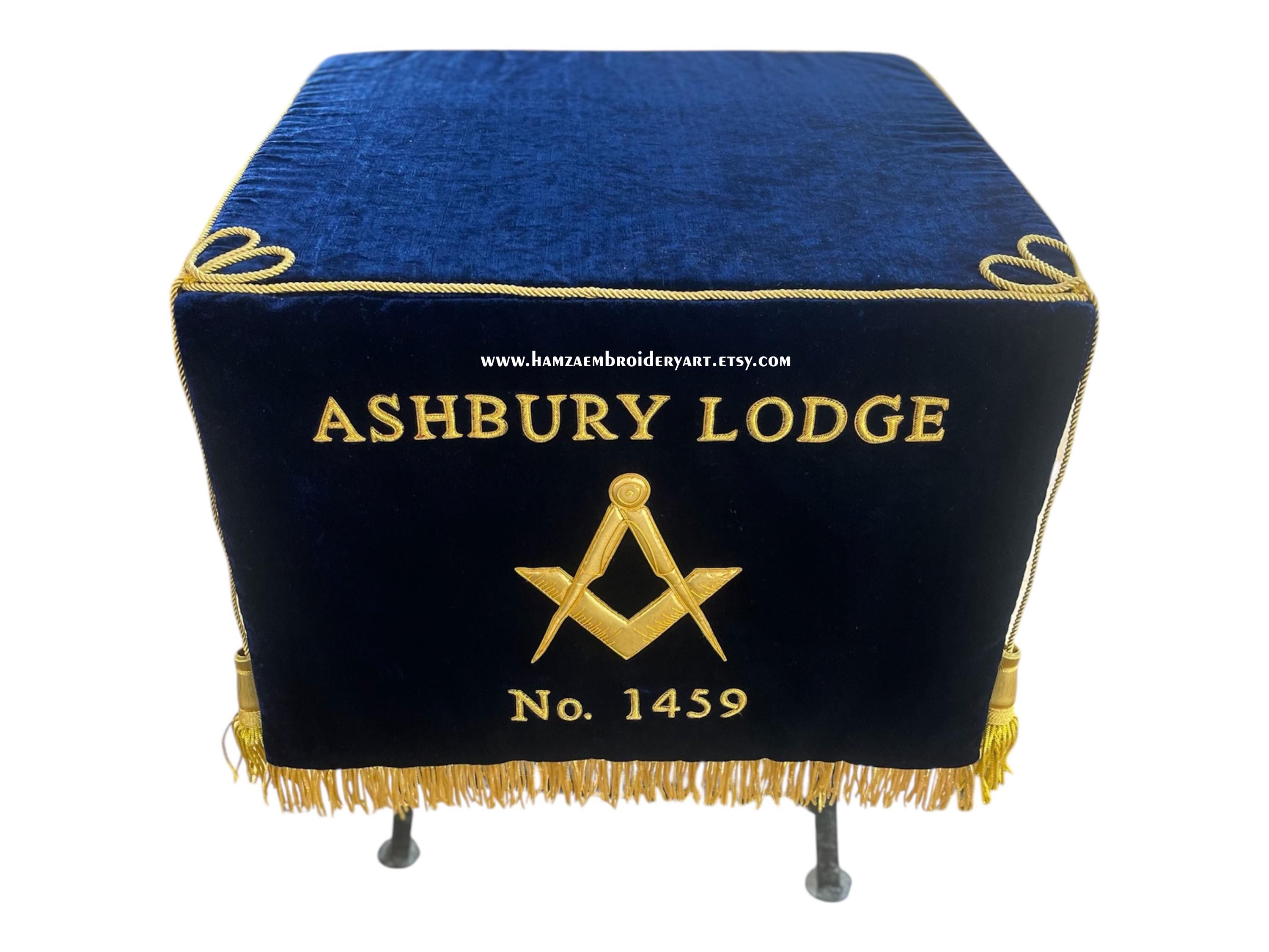 Masonic Regalia Craft Lodge Bible Cushion With 30cm Drop Fall With ...