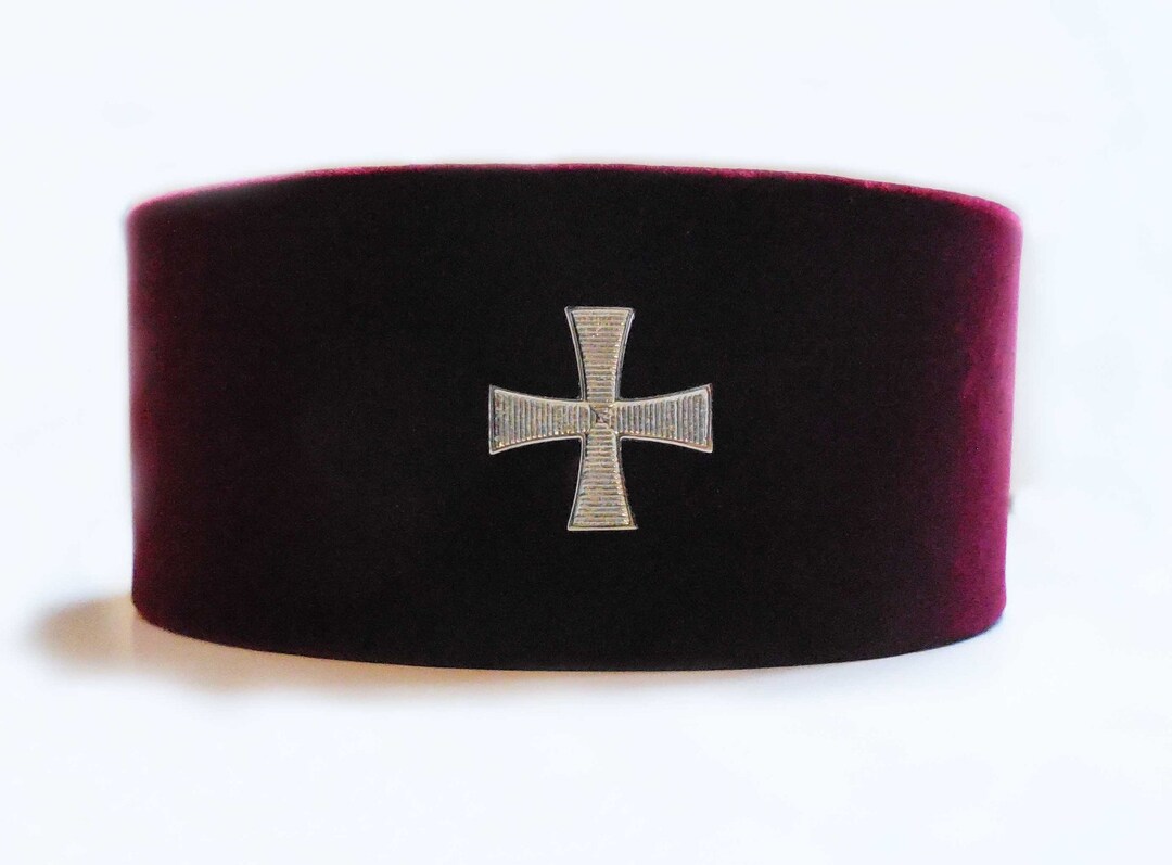 Knight Templar Cap With Badge/ KT Cap With Badge (finest Quality) - Etsy