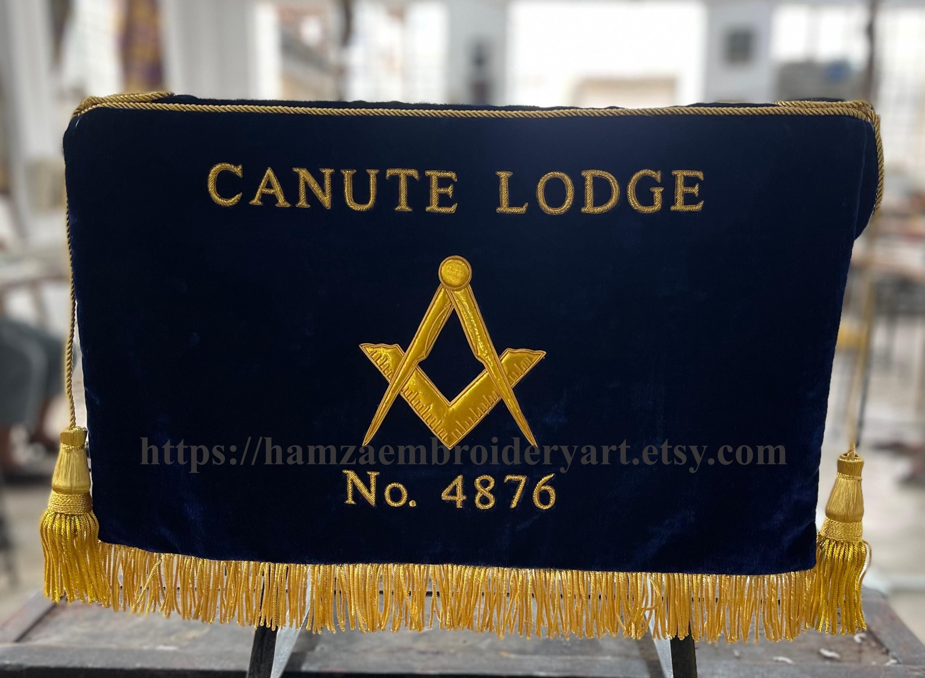 Masonic Regalia Craft Lodge Bible Cushion With 30cm Drop Fall With ...