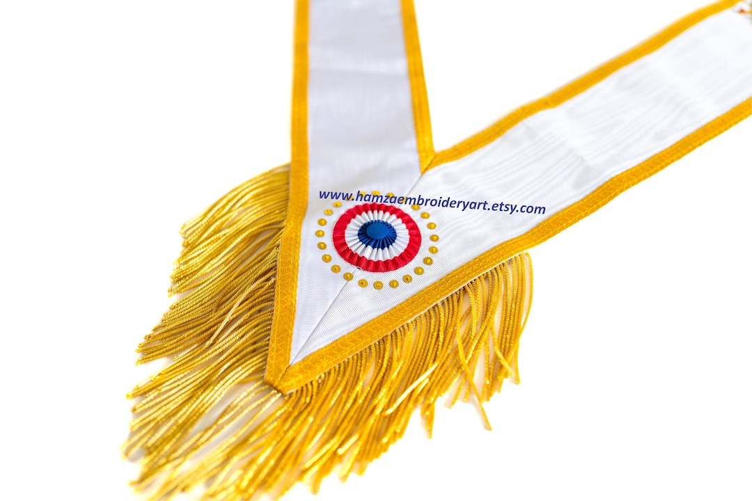 AASR SASH 33RD DEGREE / Masonic Regalia Aasr 33rd Degree Sash Scottish ...