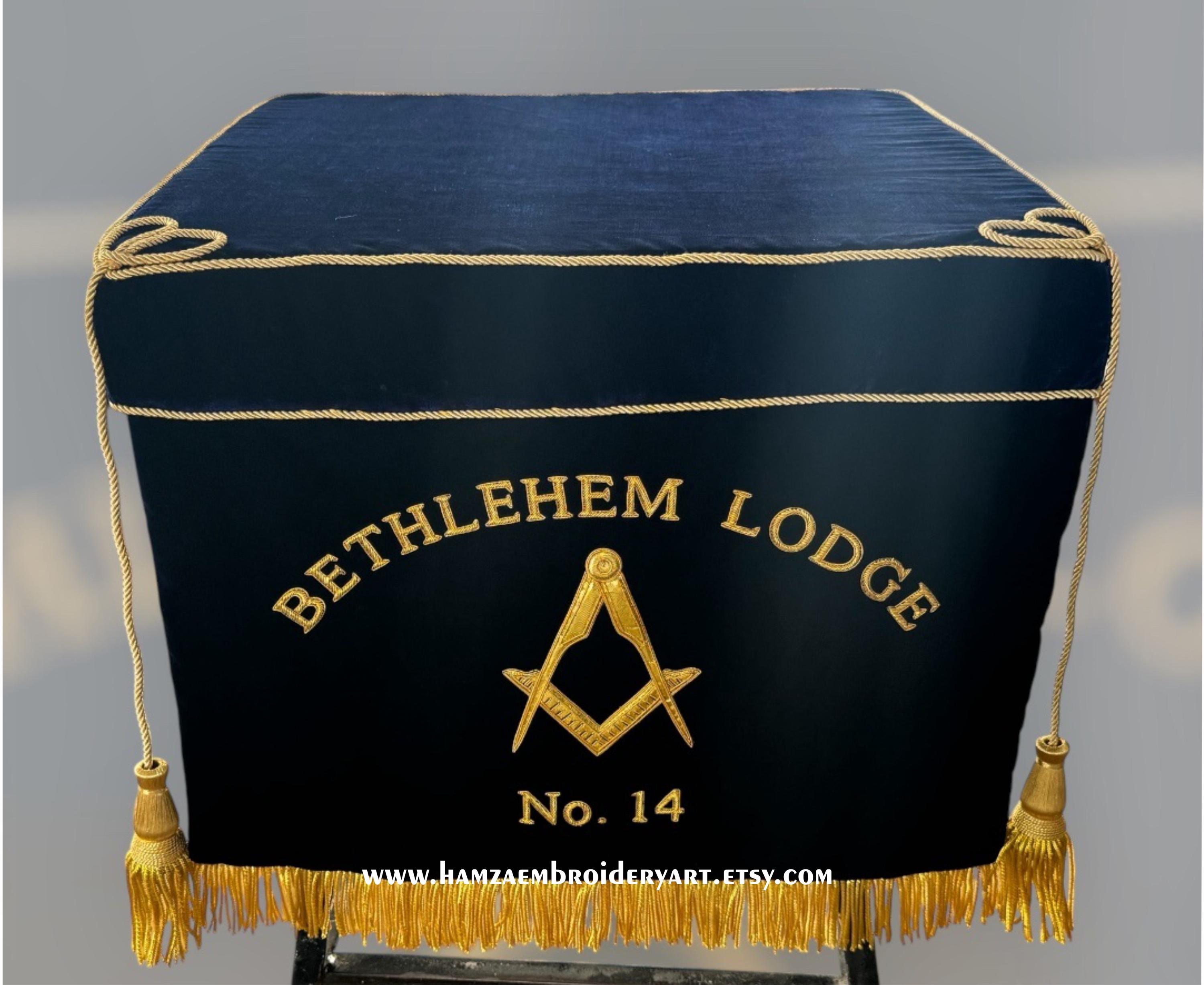 Masonic Regalia Craft Lodge Bible Cushion With 30cm Drop Fall With ...