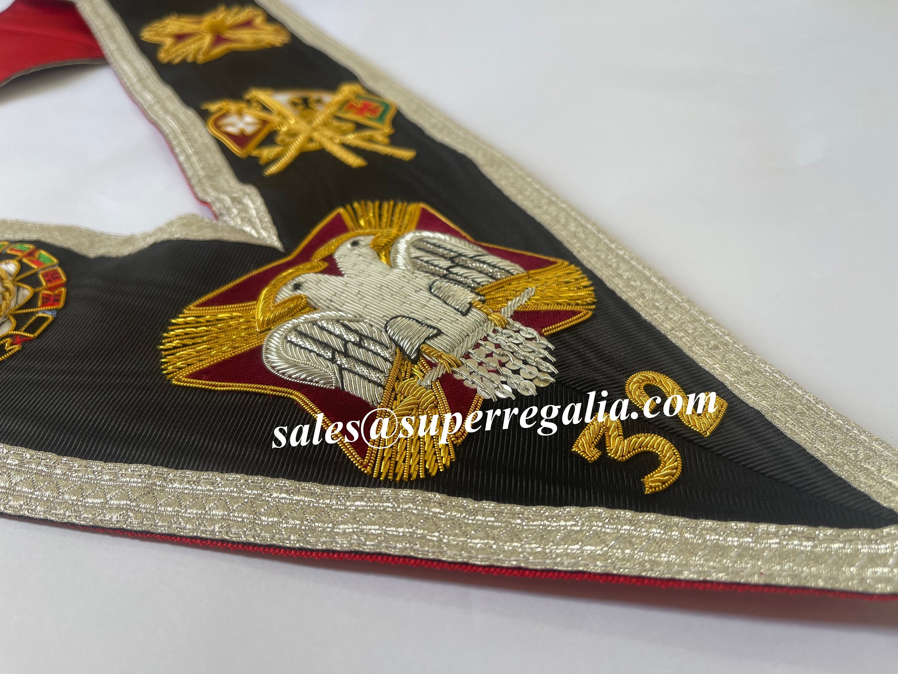 Masonic Rose Croix 32nd Degree Collar & Eagle Jewel (FINEST QUALITY) - Etsy