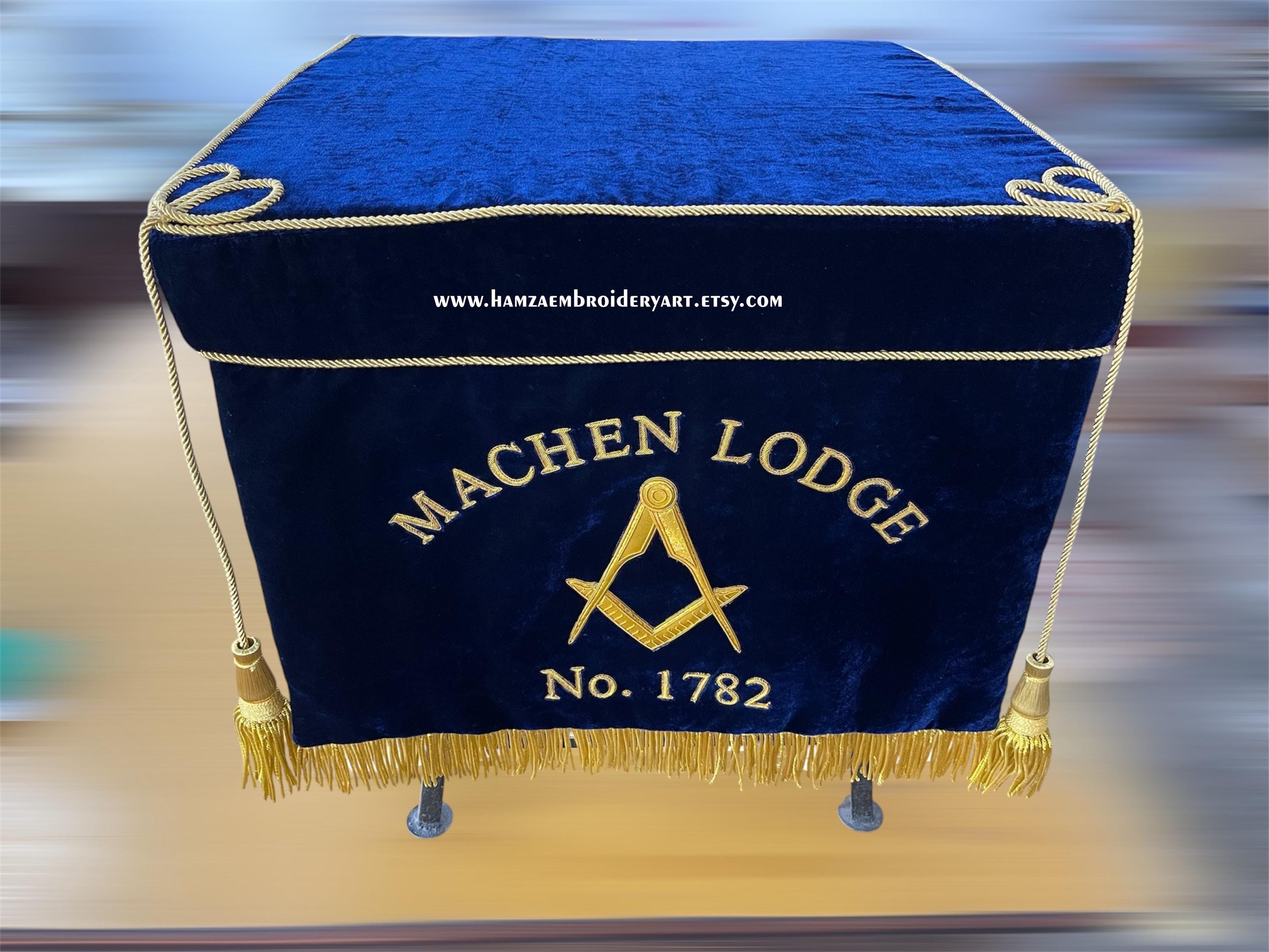 Masonic Regalia Craft Lodge Bible Cushion With 30cm Drop Fall With ...