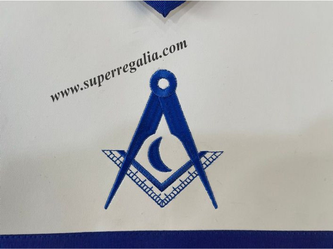 Masonic Regalia Blue Lodge Officers Aprons Hand or Machine Embroidered ...