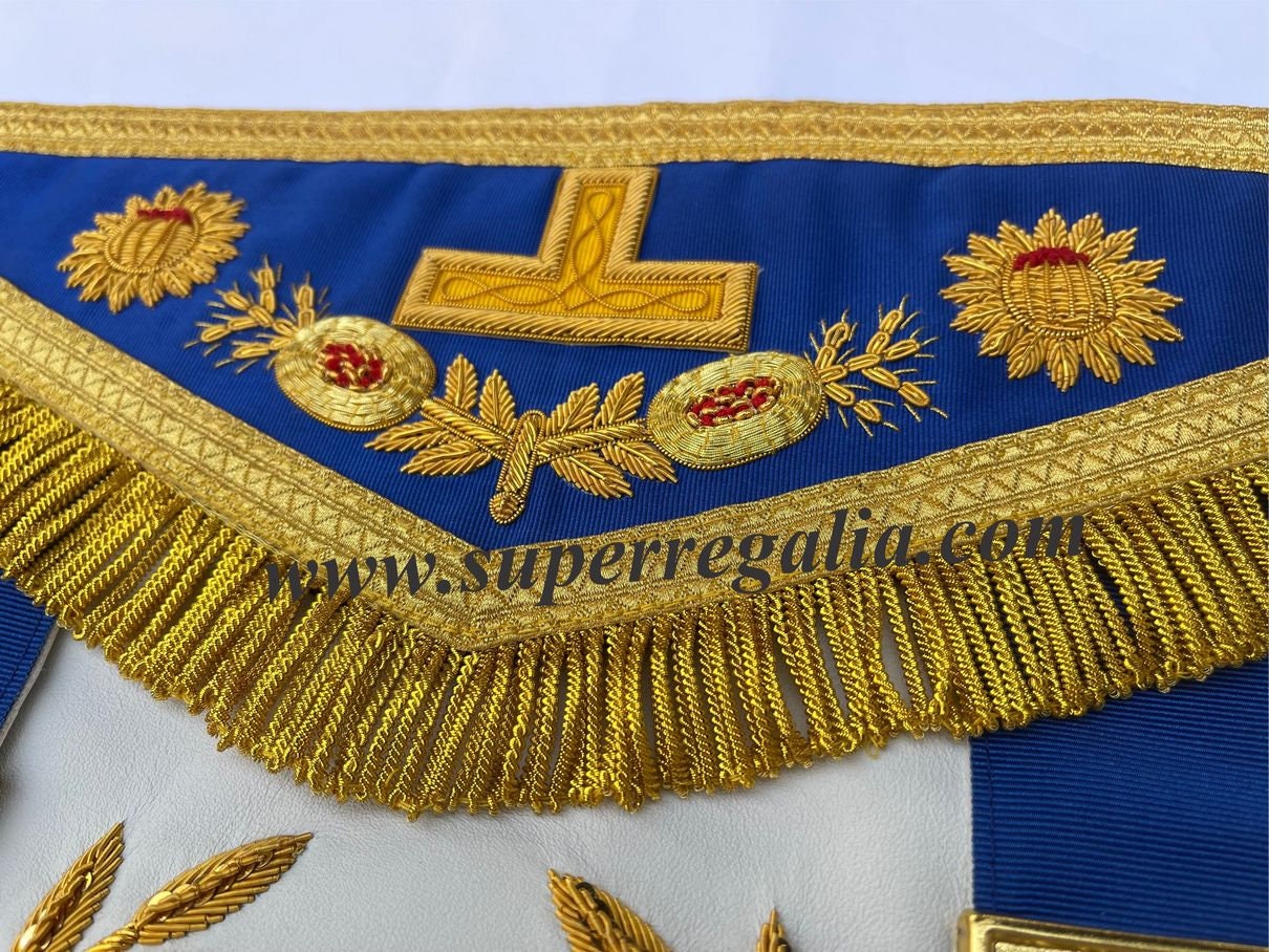 Masonic Regalia Grand Deluxe Grand Lodge Past Master Apron NEW - Etsy