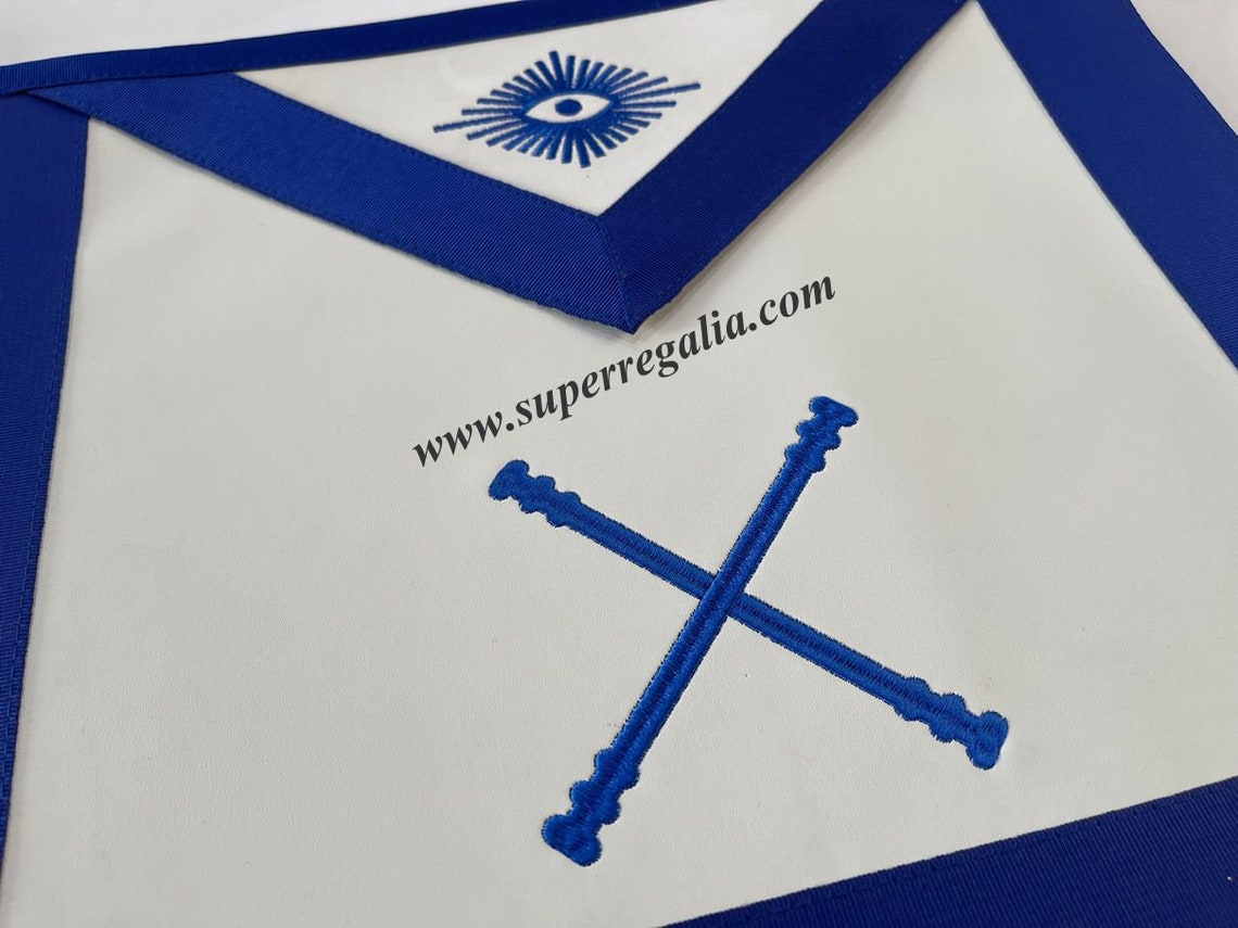 Masonic Regalia Blue Lodge Officers Aprons Hand or Machine Embroidered ...
