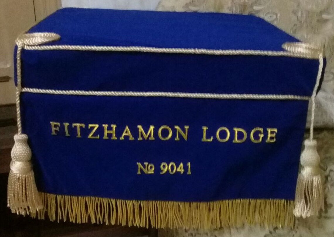 Masonic Regalia Craft Lodge Bible Cushion With 30mm Drop Fall With ...