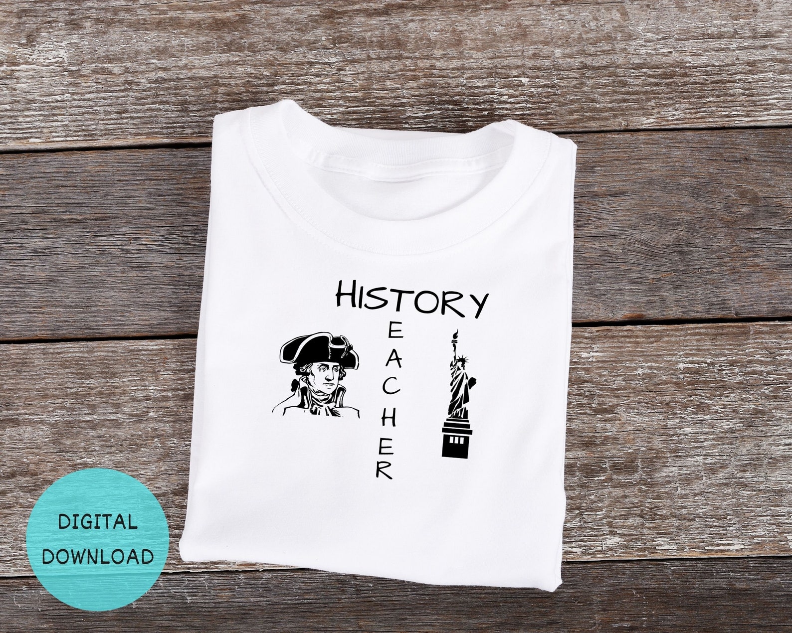 History Teacher SVG / Social Studies Cricut / George Washington PNG ...