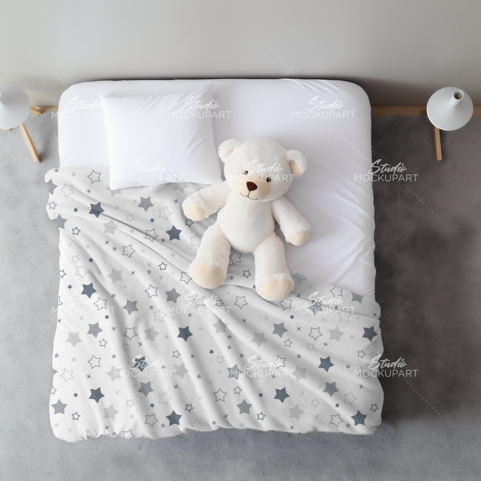 5 X Baby Blanket Bundle Mockups , Canva Drag and Drop, PNG, Blank ...