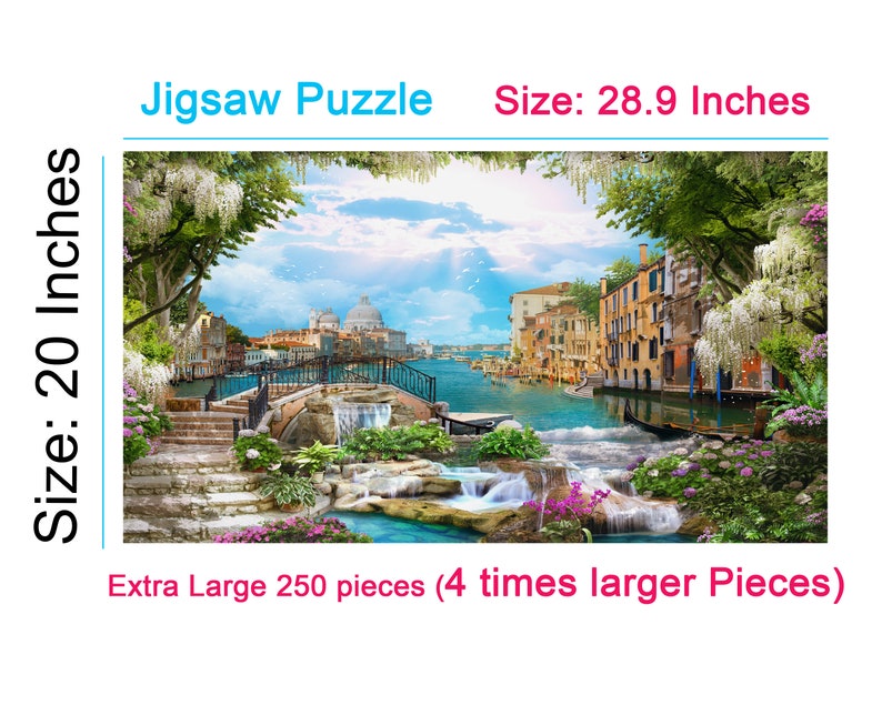 Italy 250 Large Piece Jigsaw Puzzles. Jigsaw Puzzles for Adults ...