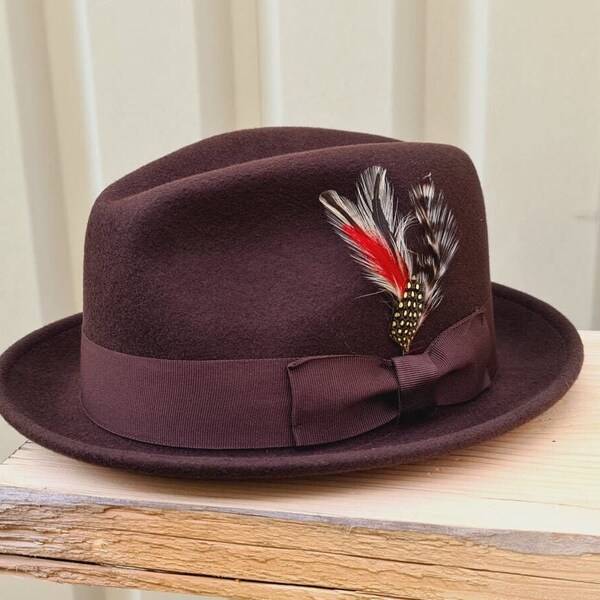 Trilby Hat - Etsy