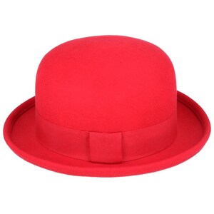Soft Crushable Bowler Hat 100% Wool Classic Bowler Hat Derby Hat Woman ...