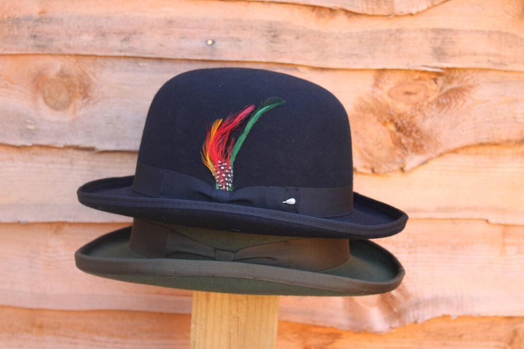 Hard Wool Felt Bowler Hat Bowler Hat Unisex Wool Felt Hat - Etsy