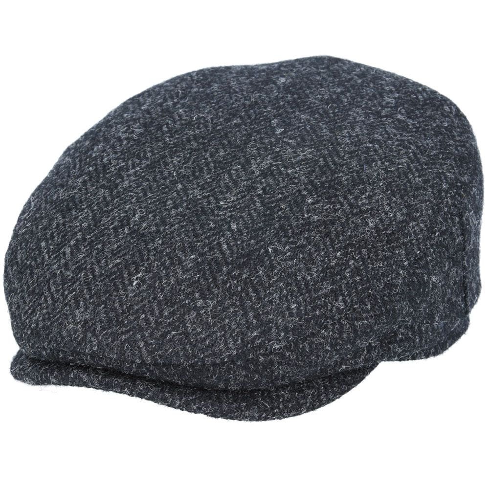 NAVY Genuine Harris Tweed Flat Cap 100% Pure Scottish Wool - Etsy UK