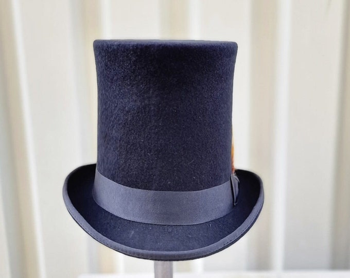 Victorian Style Top Hat 20 Cm - Etsy