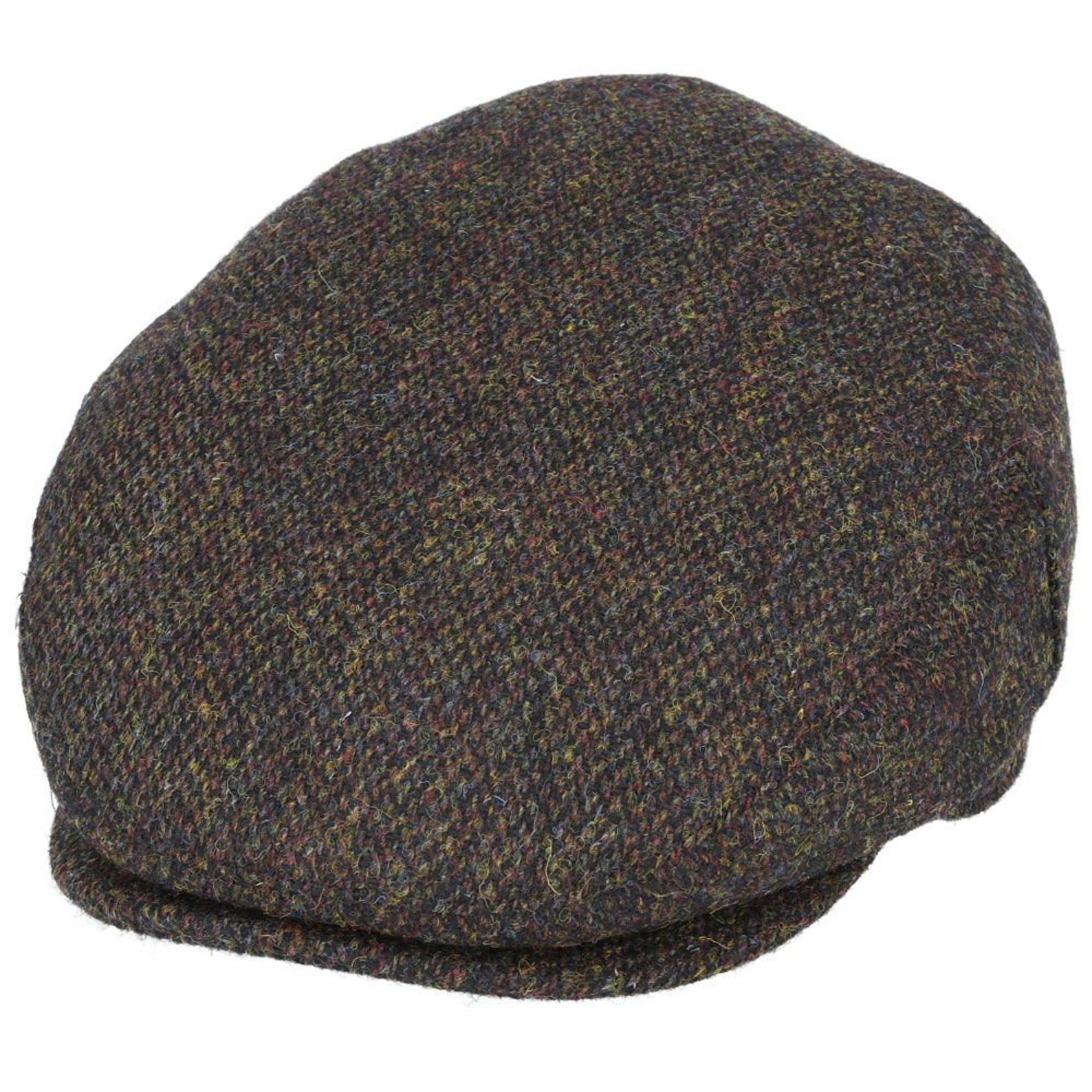 NAVY Genuine Harris Tweed Flat Cap 100% Pure Scottish Wool - Etsy UK