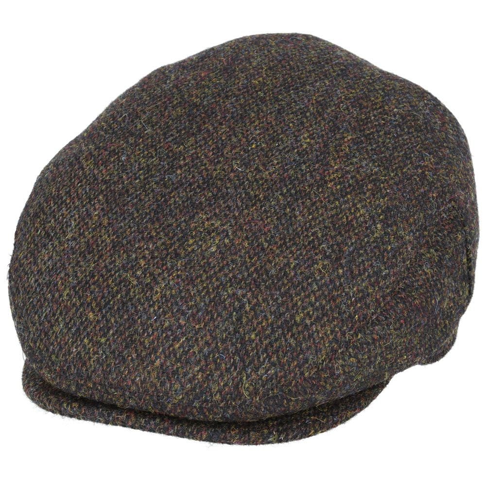 NAVY Genuine Harris Tweed Flat Cap 100% Pure Scottish Wool - Etsy UK