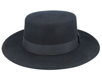 Stiff Wide Brim Hat - Etsy