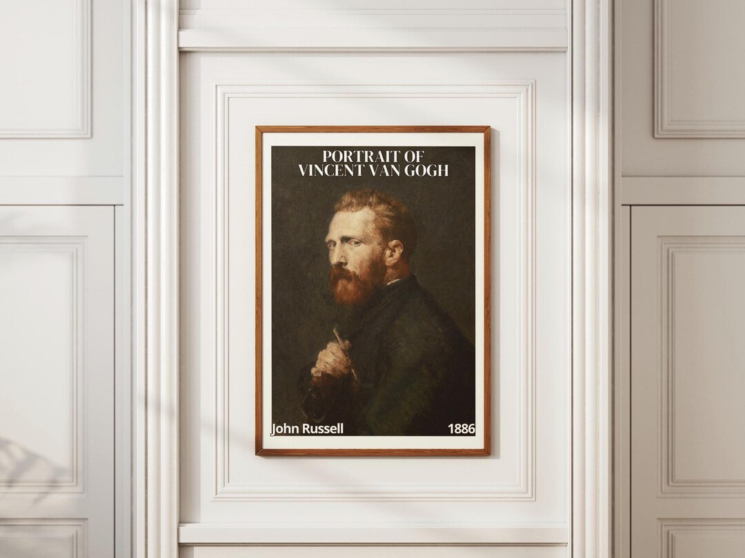 Van Gogh Portrait by John Russell: Famous Painting Digital Print ...