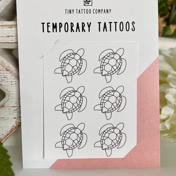 Turtle Tattoo - Etsy