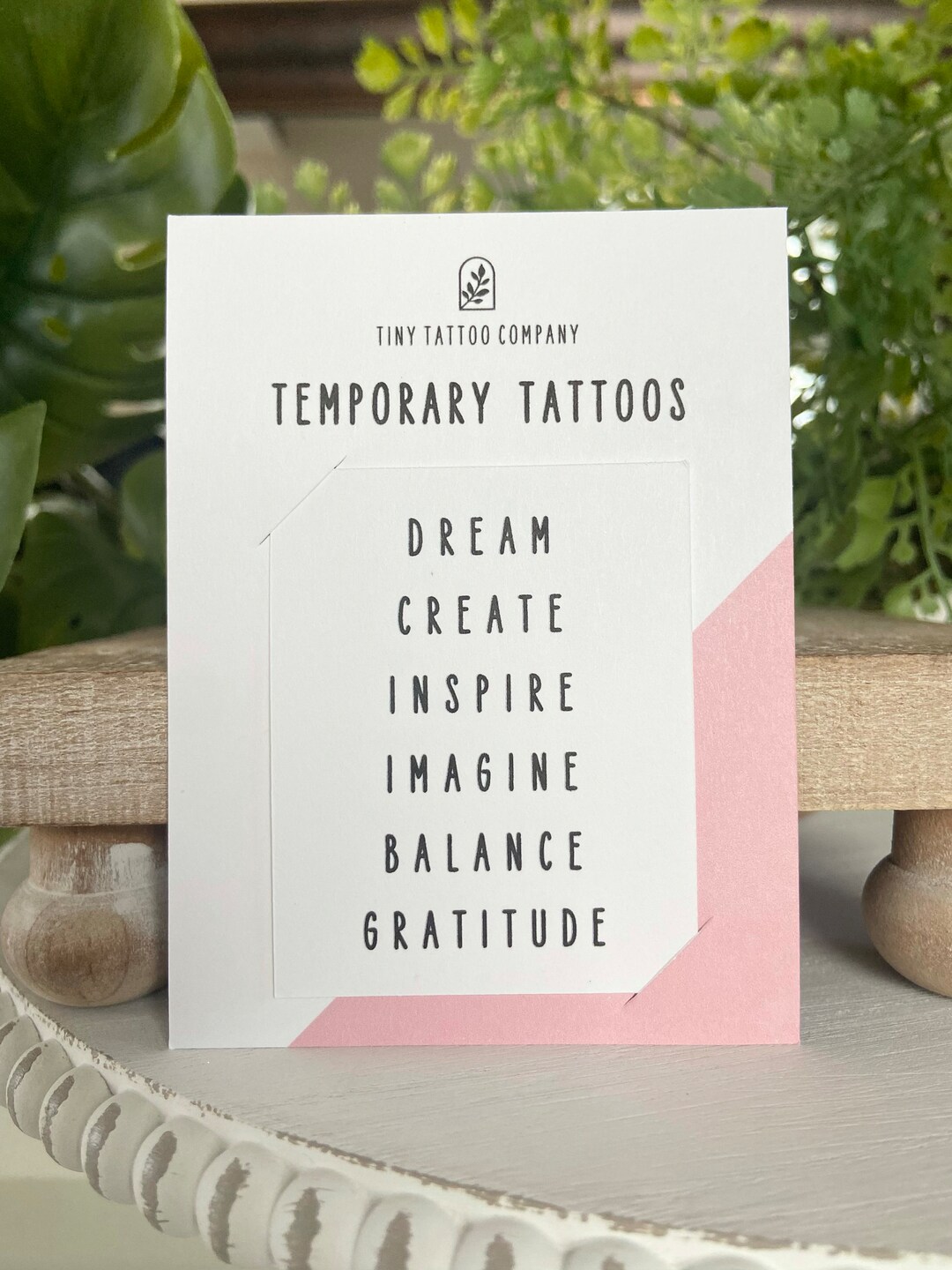 Word Set Temporary Tattoos | Affirmation Tattoos - Etsy