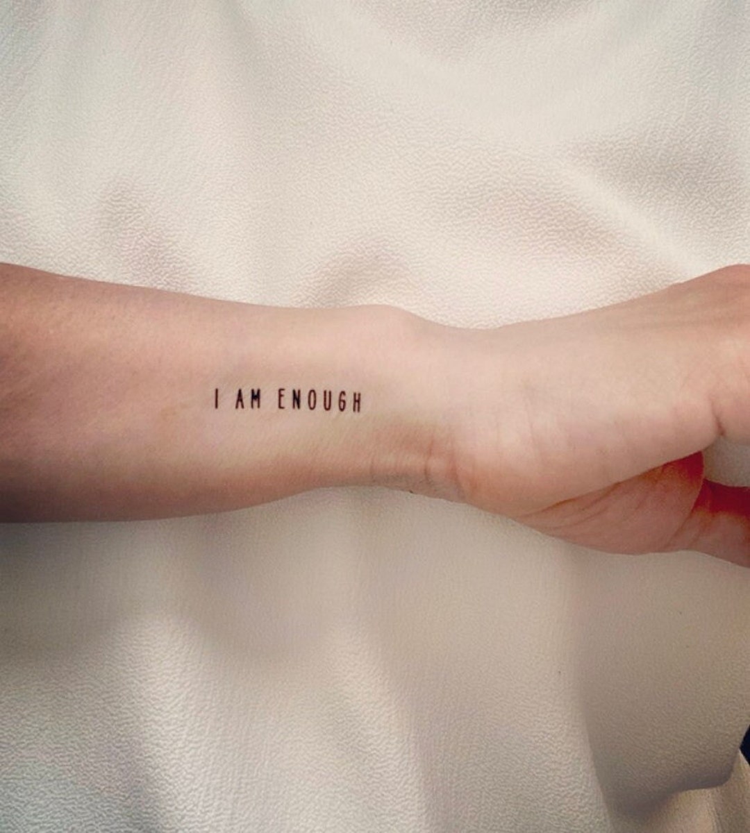 Word Set Temporary Tattoos | Be Kind | I Am Enough | Just Breathe | Do It Anyway | Affirmation ...