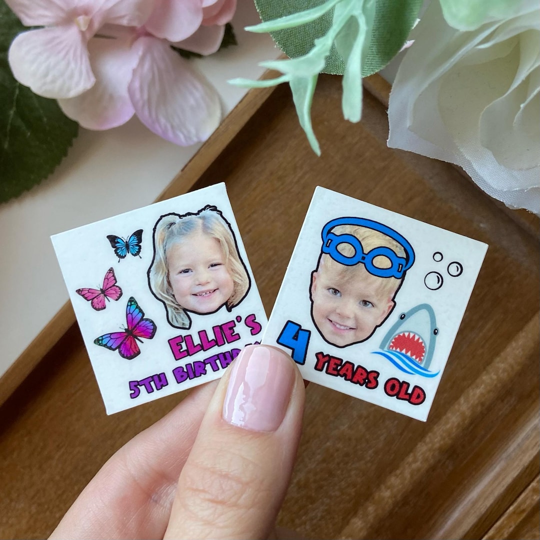 Custom Kids Face Tattoos | Birthday Party Tattoos | Birthday Party ...