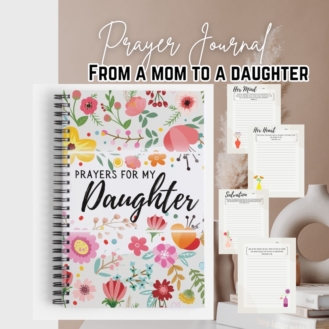Prayer Journal, Daily Prayer Journal, Scripture Prompt Prayers ...