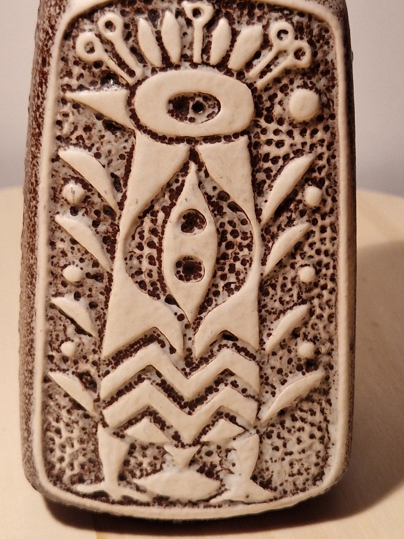 20cm Fat Lava Art Vase Bay-keramik Model 96 / 20. Inca Style - Etsy