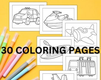 Land Water Air Transportation - Etsy