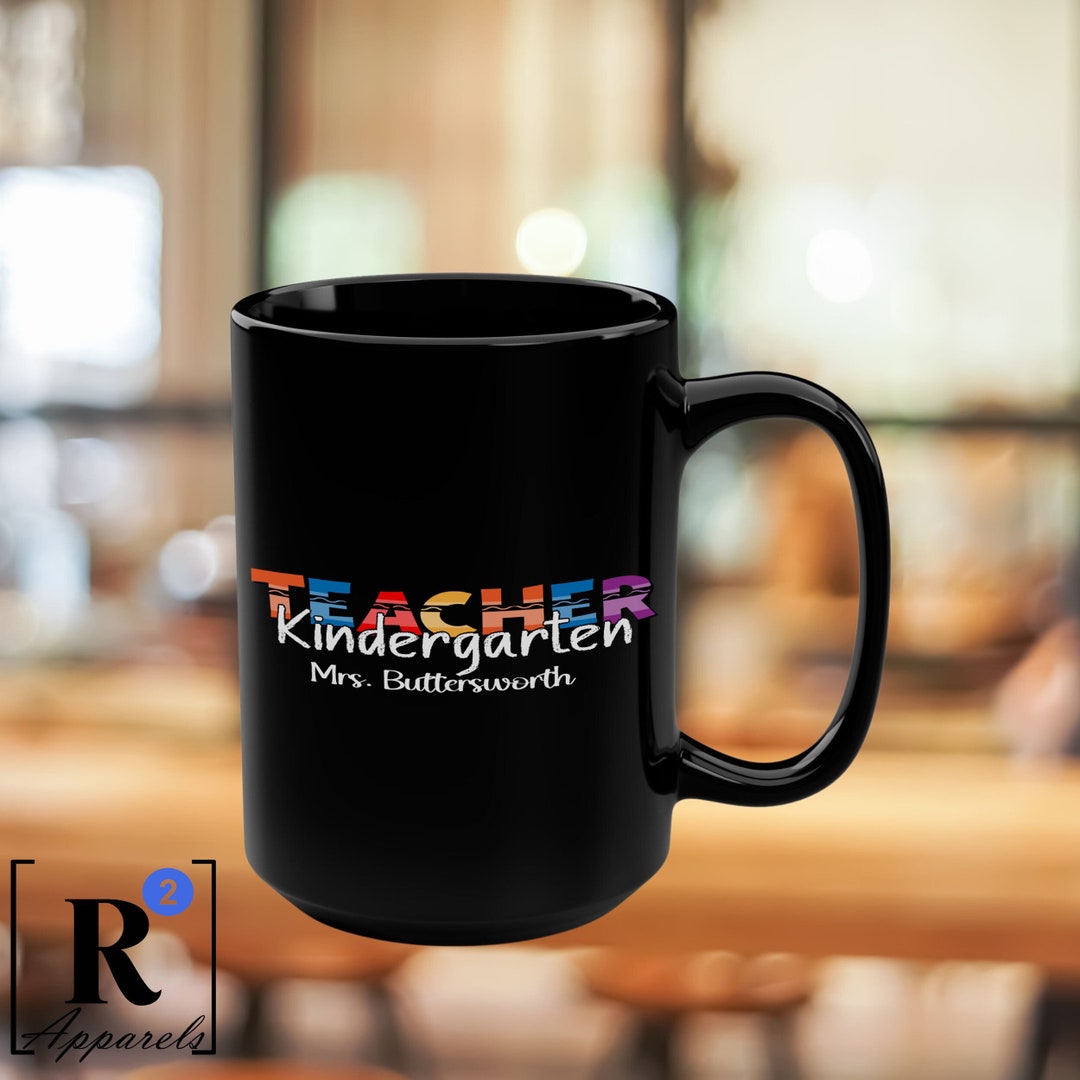 Mugs Kindergarten Teacher Personalized School Mugs Custom - Etsy