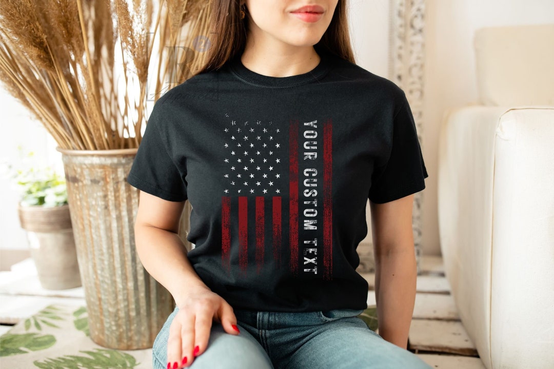 Patriotic Shirt, American Flag, Vintage Flag Shirt, Military Shirt, USA ...