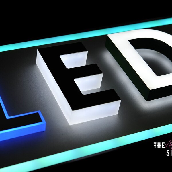 Custom Backlit Sign - Etsy