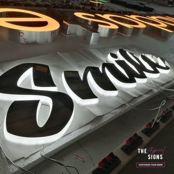 Custom Backlit Sign - Etsy