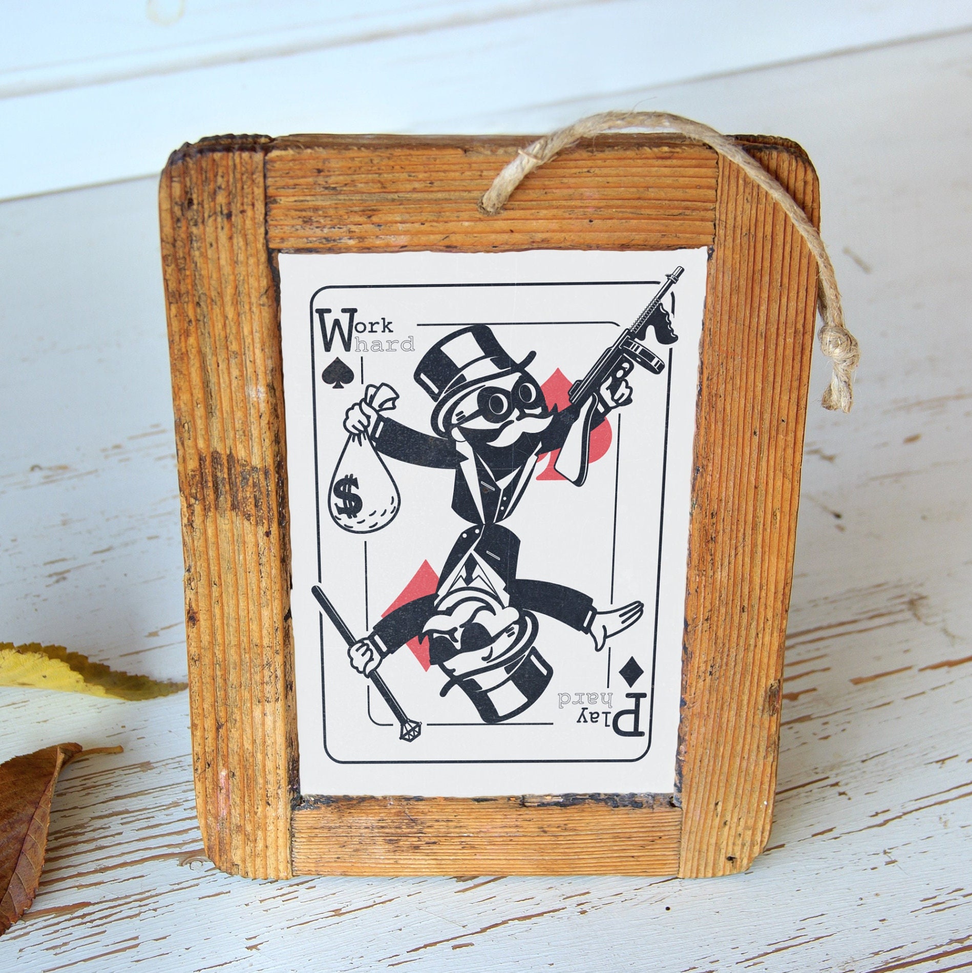 Monopoly Man, Work Hard - Play Hard, Monopoly Board Game Design ...